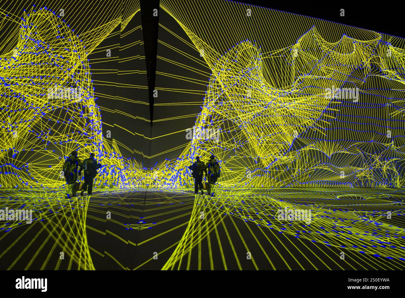 FRANCE. PARIS (75) (12TH DISTRICT) THE IMMERSIVE EXHIBITION "PIXELS ...