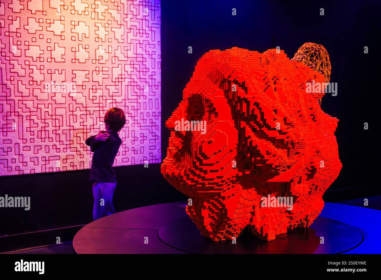 FRANCE. PARIS (75) (12TH DISTRICT) THE IMMERSIVE EXHIBITION "PIXELS ...