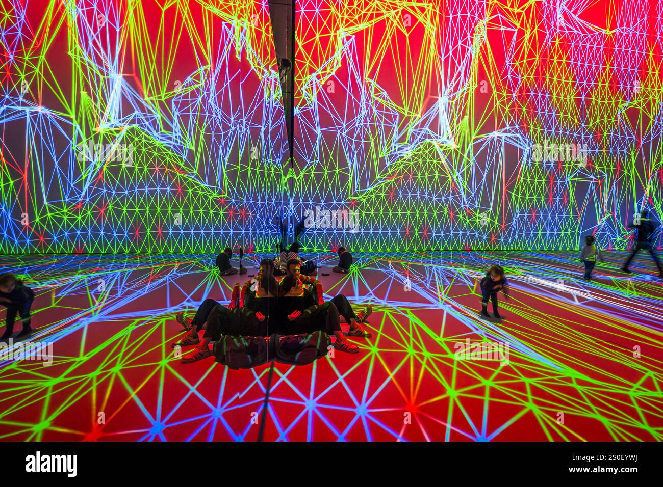 FRANCE. PARIS (75) (12TH DISTRICT) THE IMMERSIVE EXHIBITION "PIXELS ...