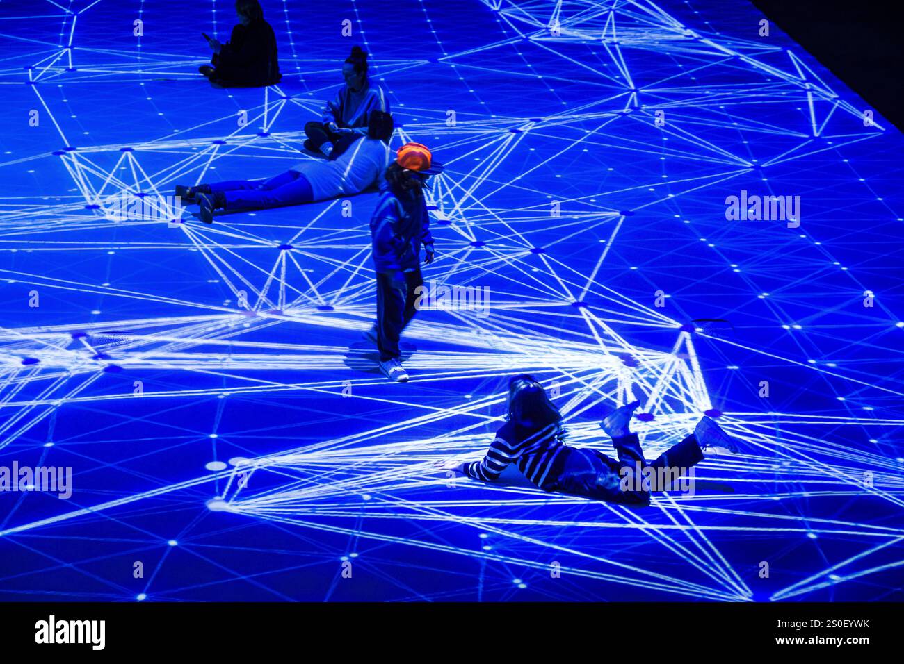 FRANCE. PARIS (75) (12TH DISTRICT) THE IMMERSIVE EXHIBITION "PIXELS ...