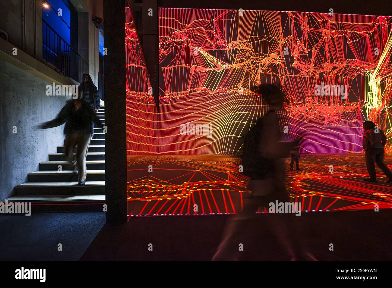 FRANCE. PARIS (75) (12TH DISTRICT) THE IMMERSIVE EXHIBITION "PIXELS ...