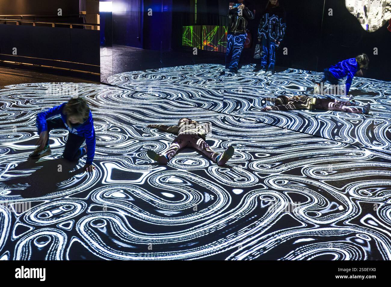 FRANCE. PARIS (75) (12TH DISTRICT) THE IMMERSIVE EXHIBITION "PIXELS ...