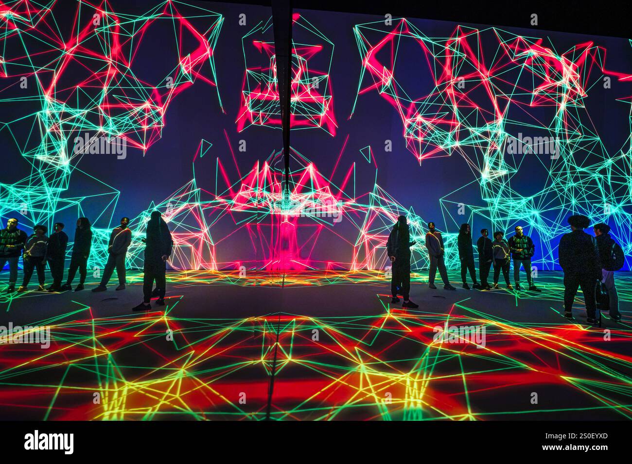 FRANCE. PARIS (75) (12TH DISTRICT) THE IMMERSIVE EXHIBITION "PIXELS ...