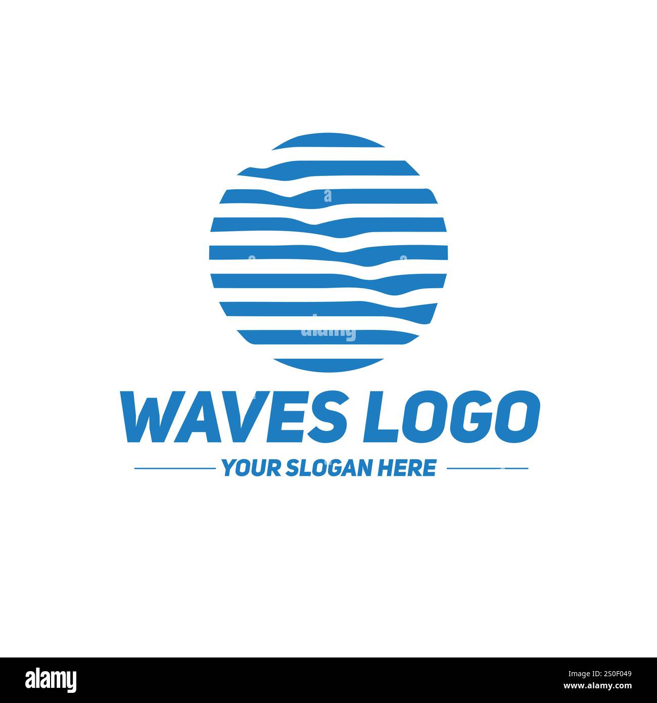 Smooth oceanic waves Stock Vector Images - Alamy