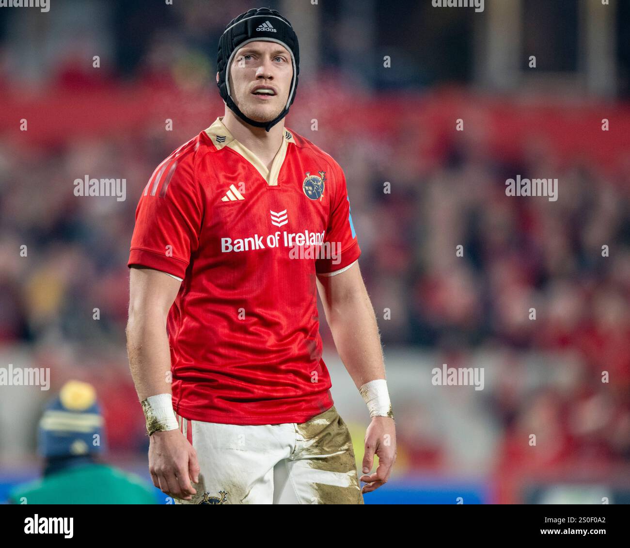 Limerick, Ireland. 28th Dec, 2024. Mike Haley of Munster looks on ...
