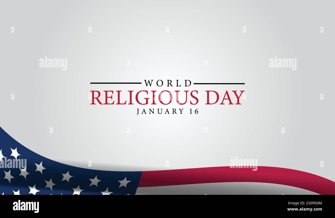 Celebrating Unity and Diversity on World Religious Day in the USA Stock ...