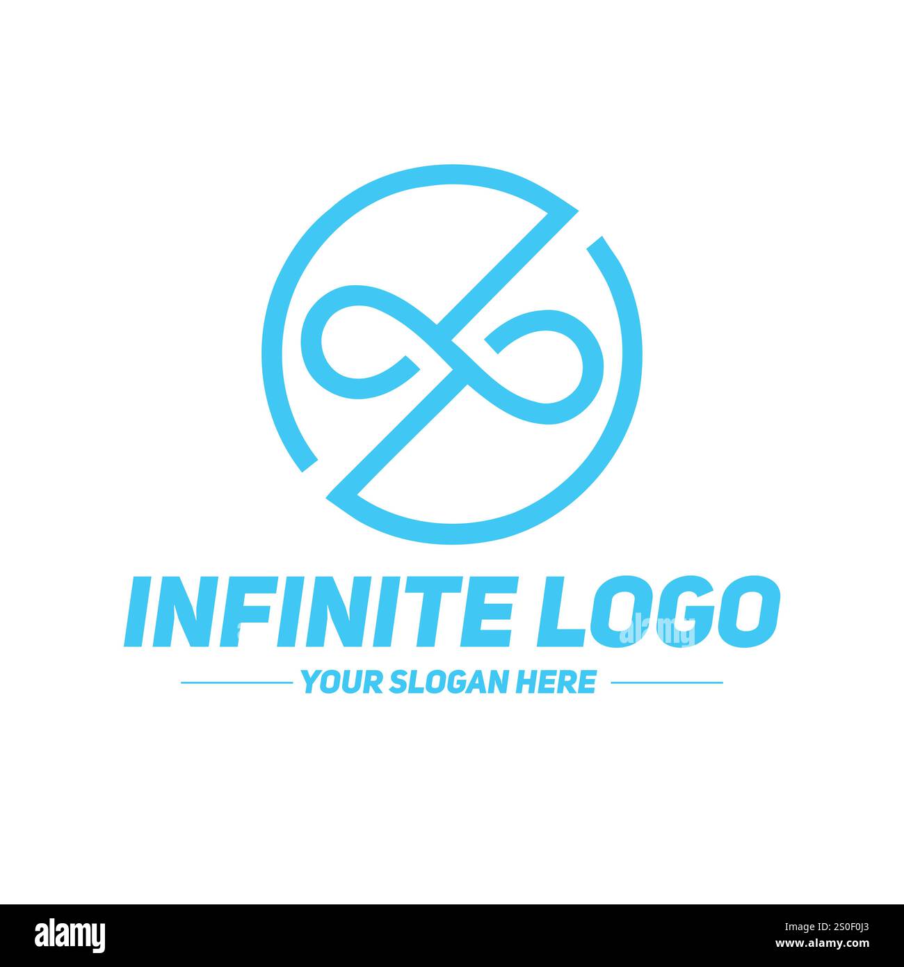 Infinite logo design timeless hi-res stock photography and images - Alamy