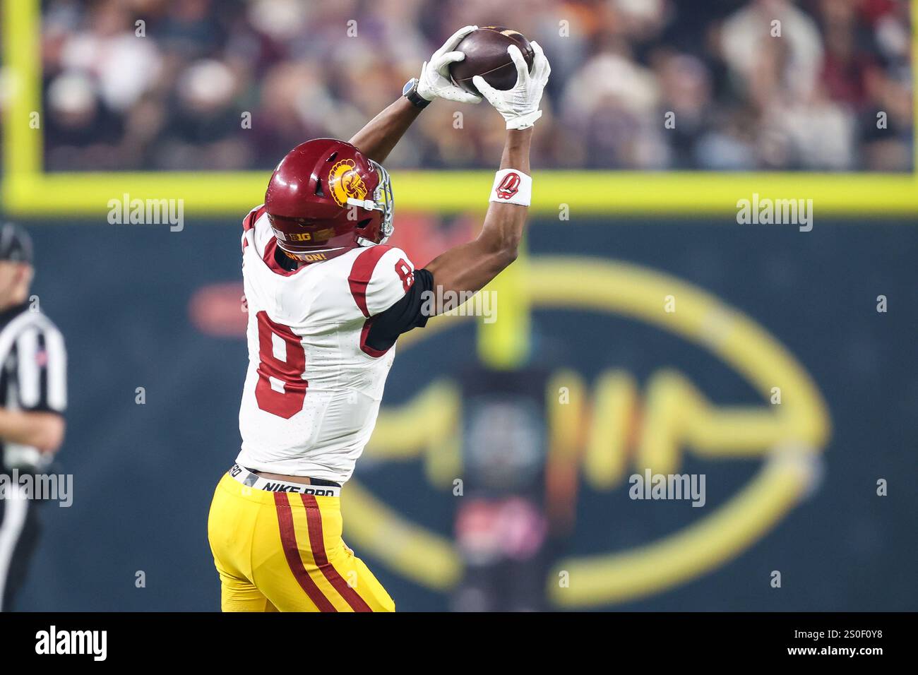 Las Vegas, USA. December 27, 2024: USC Trojans wide receiver Ja'Kobi ...