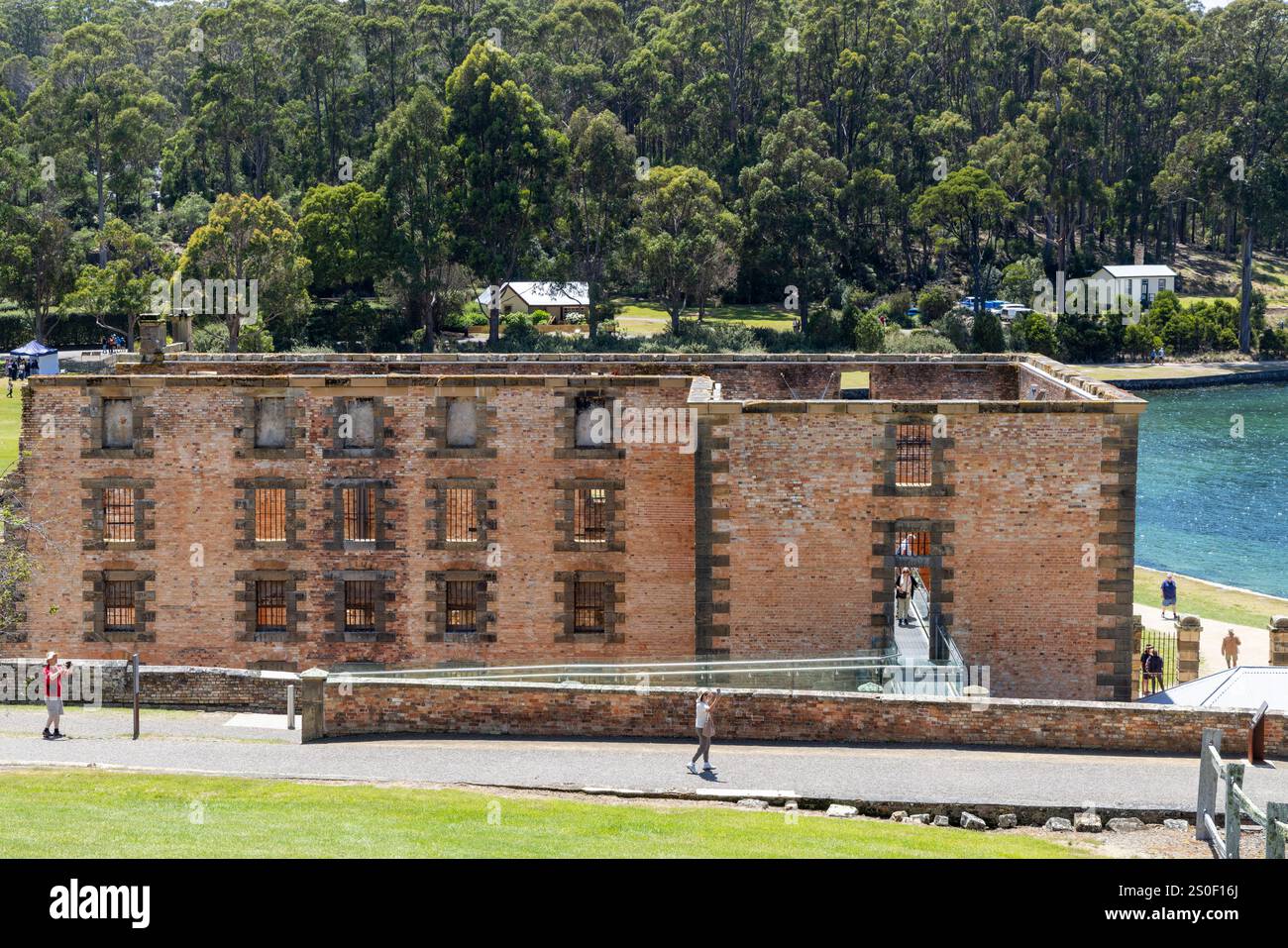 Port Arthur penitentiary prison at the former penal colony now an open ...