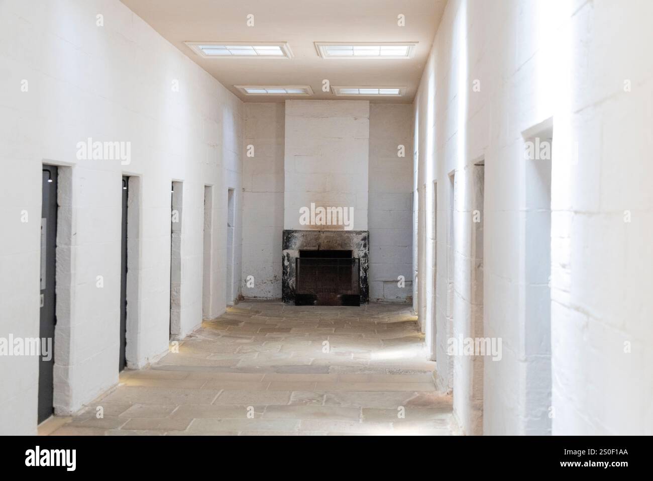 Separate prison with isolation cells at Port Arthur former penal colony ...