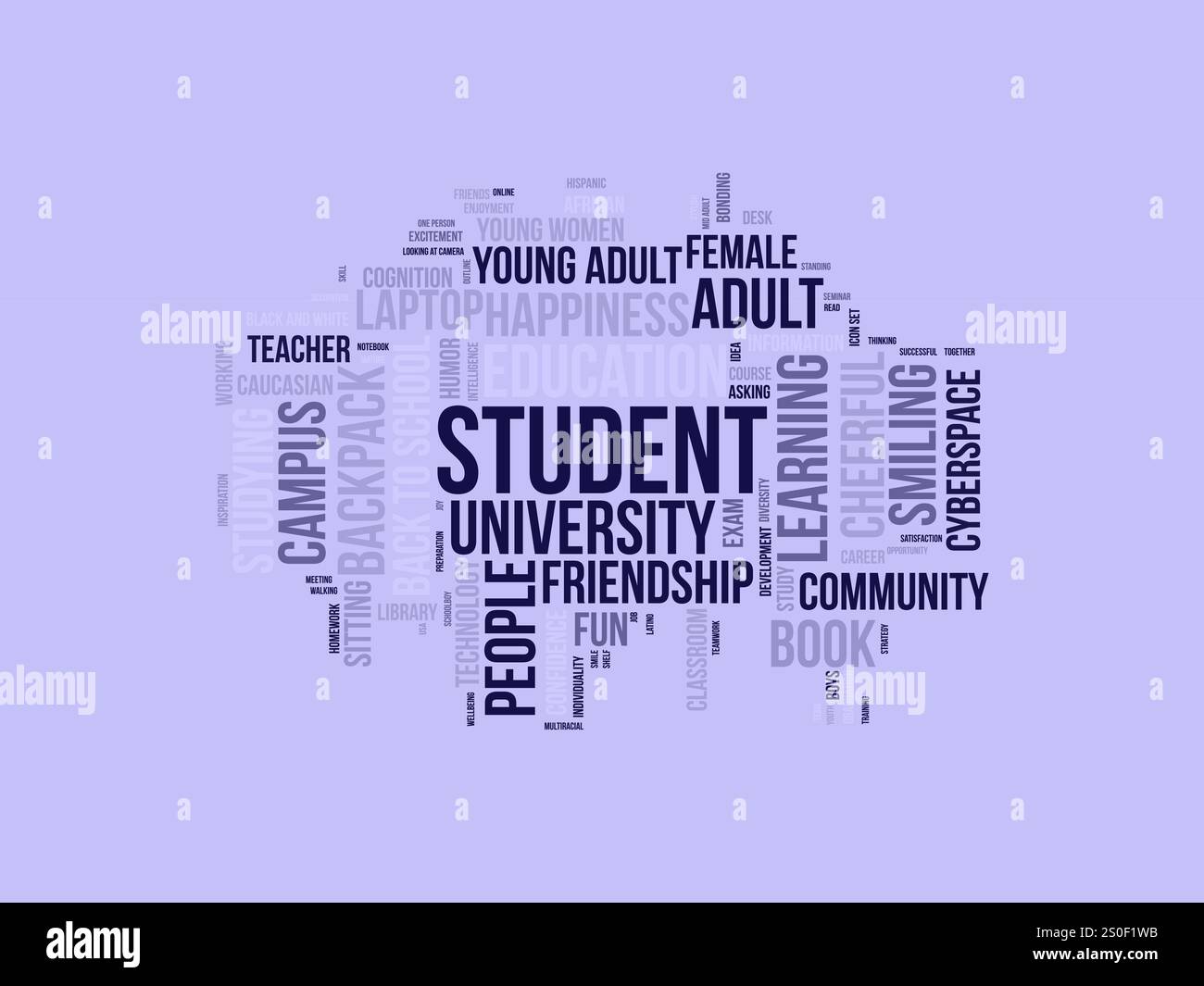Student word cloud template. Student concept vector tagcloud background ...