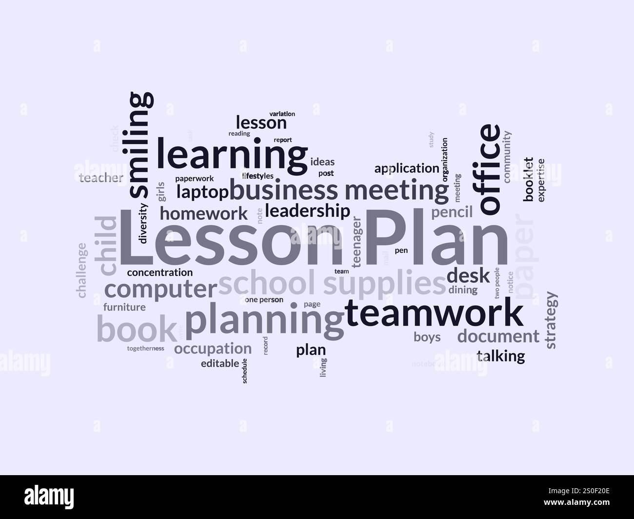 Lesson Plan word cloud template. Lesson Plan concept vector tagcloud background. vector ...