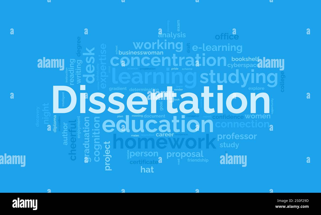 Dissertation word cloud template. Dissertation concept vector tagcloud ...