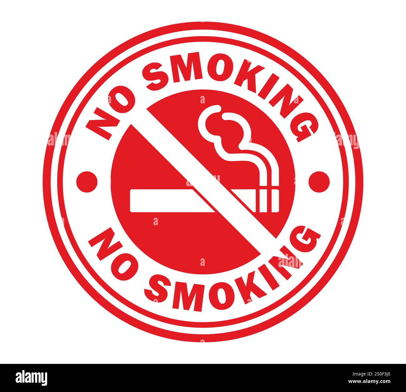 No smoking circle stamp icon sign. Cigar, tobacco prohibition logo ...