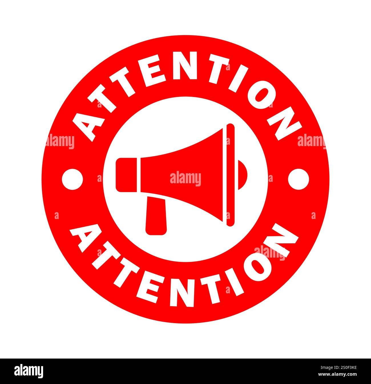 Megaphone news attention round Grunge stamp icon shape symbol. Voice ...