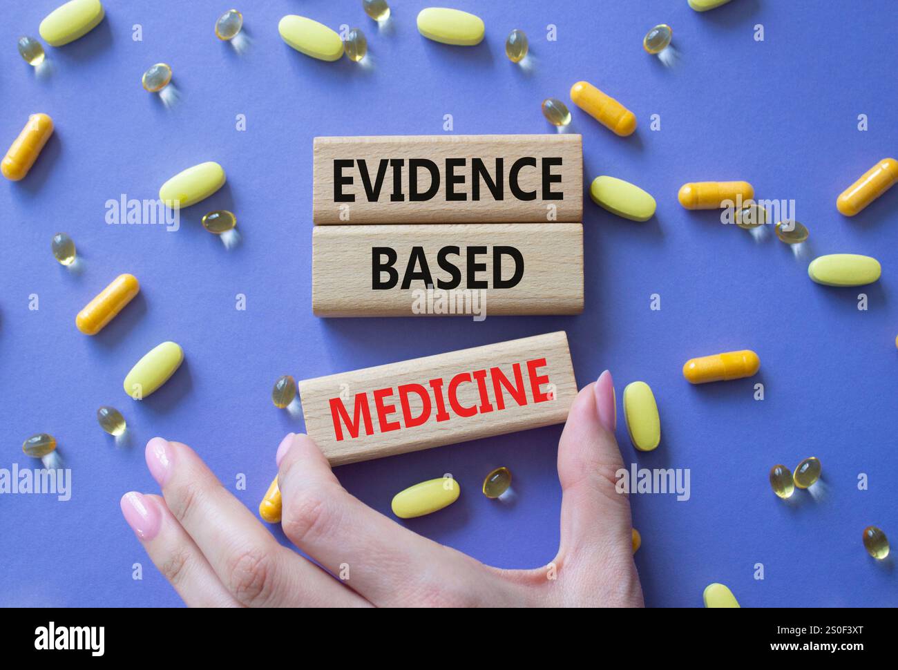 Evidence Based Medicine symbol. Concept word Evidence Based Medicine on ...