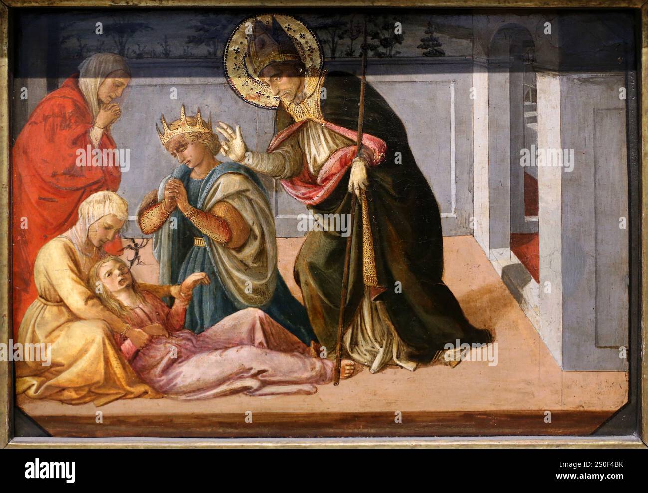 The Pistoia Santa Trinità Altarpiece is a 1455-1460 egg tempera, tempera grassa and oil on wood ...