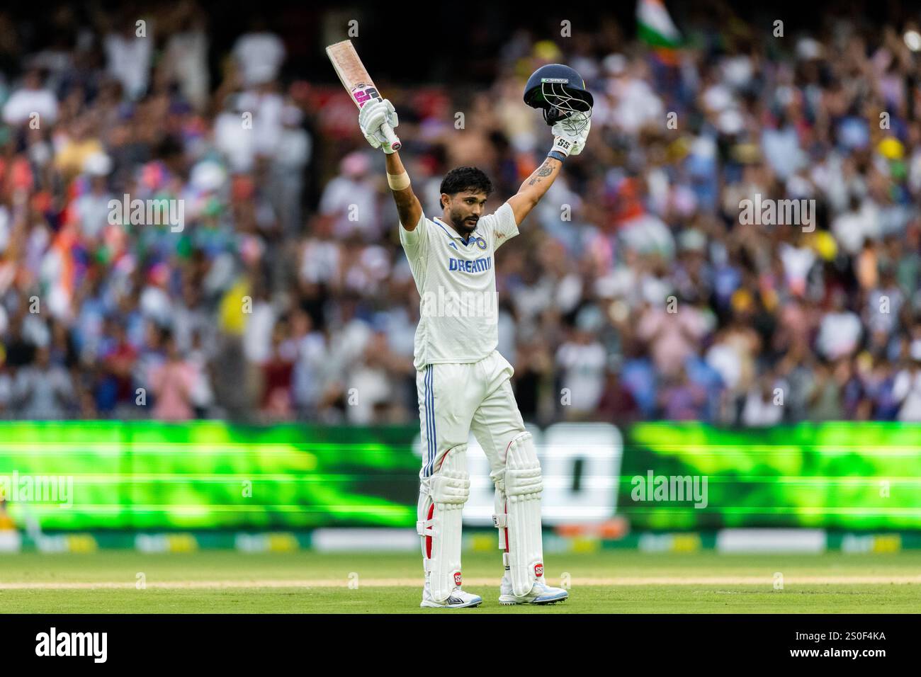 Melbourne, Australia, 28 December, 2024. Nitish Kumar Reddy of India ...