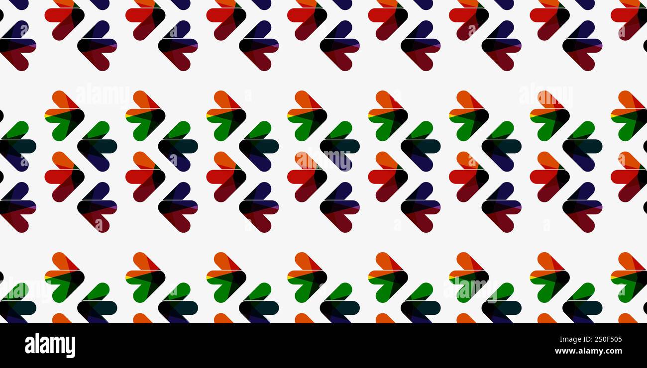 Pattern of Many Arrow Symbols in Opposite Orientation and Various ...