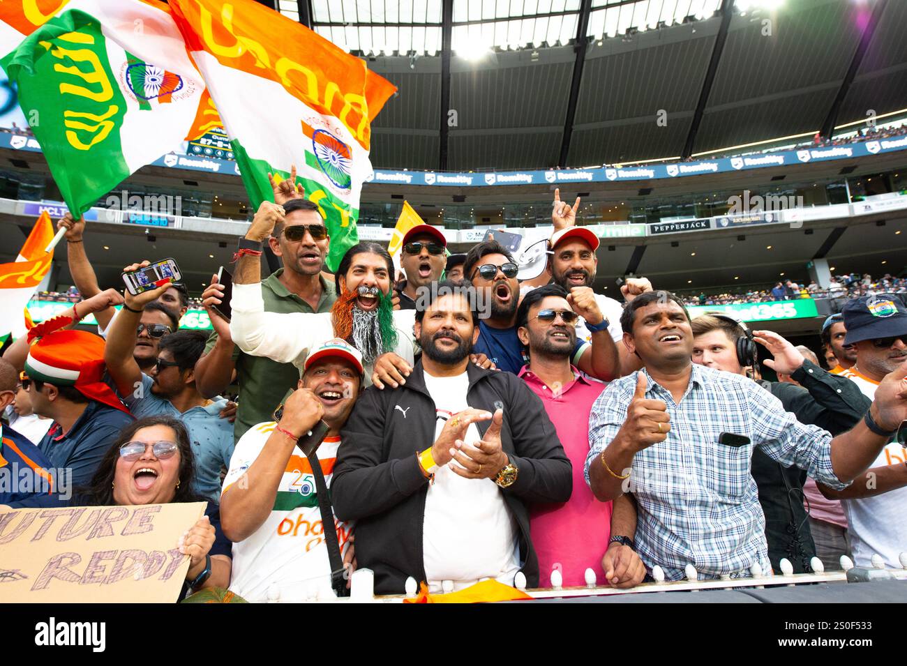 MELBOURNE AUSTRALIA. 28th Dec 2024. Pictured: Mutyala Reddy, the father ...