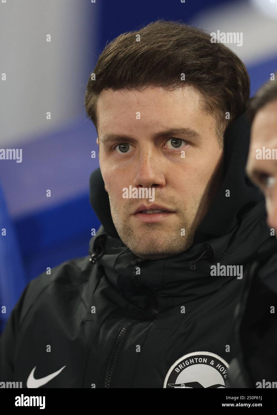 Brighton and Hove, UK. 27th Dec, 2024. Fabian Hurzeler, Manager of ...