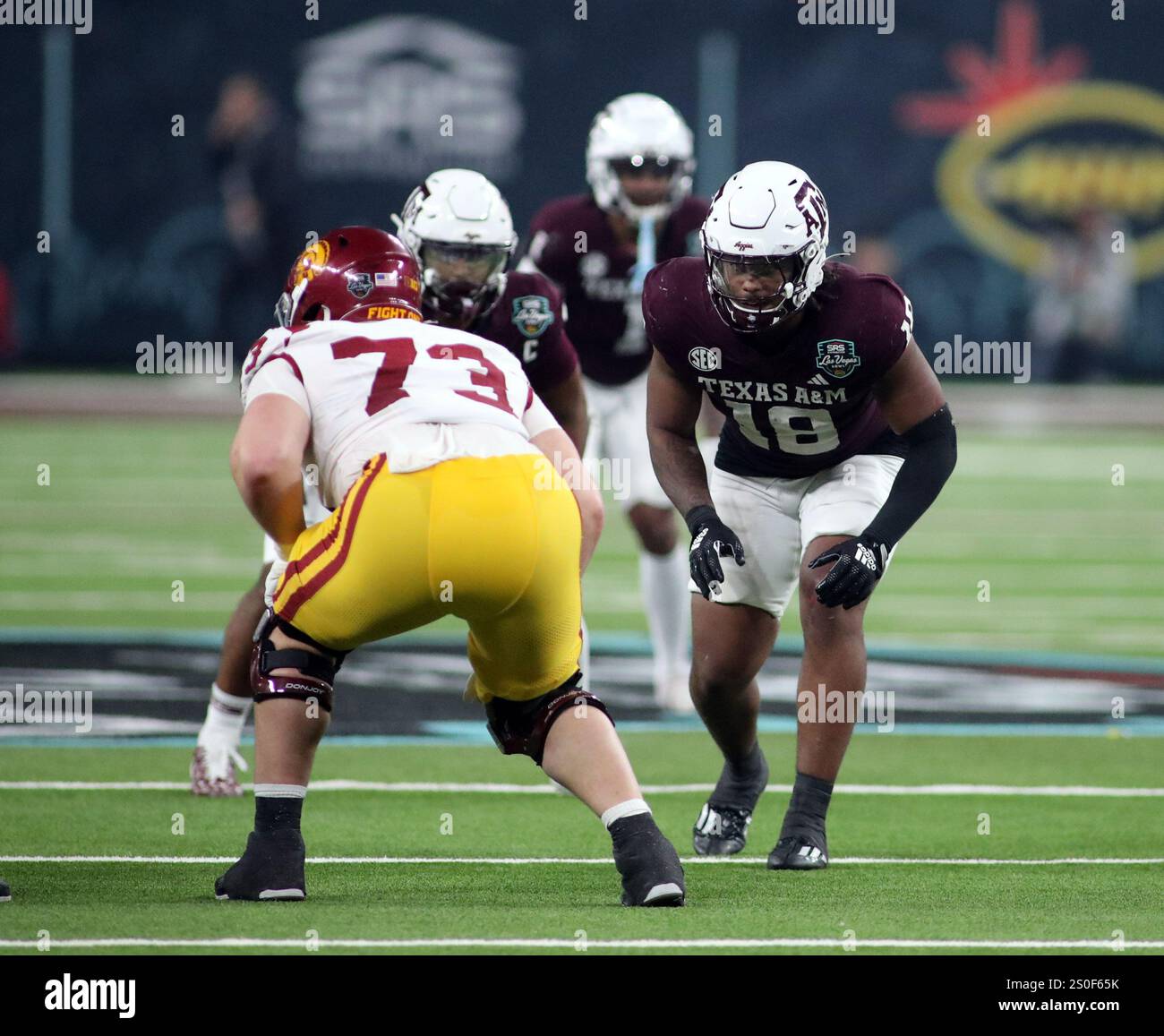 December 27, 2024 - Texas A&M Aggies defensive lineman Cashius Howell ...