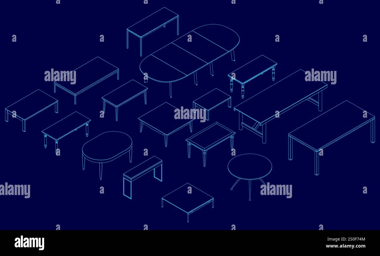 Engineering tables Stock Vector Images - Alamy