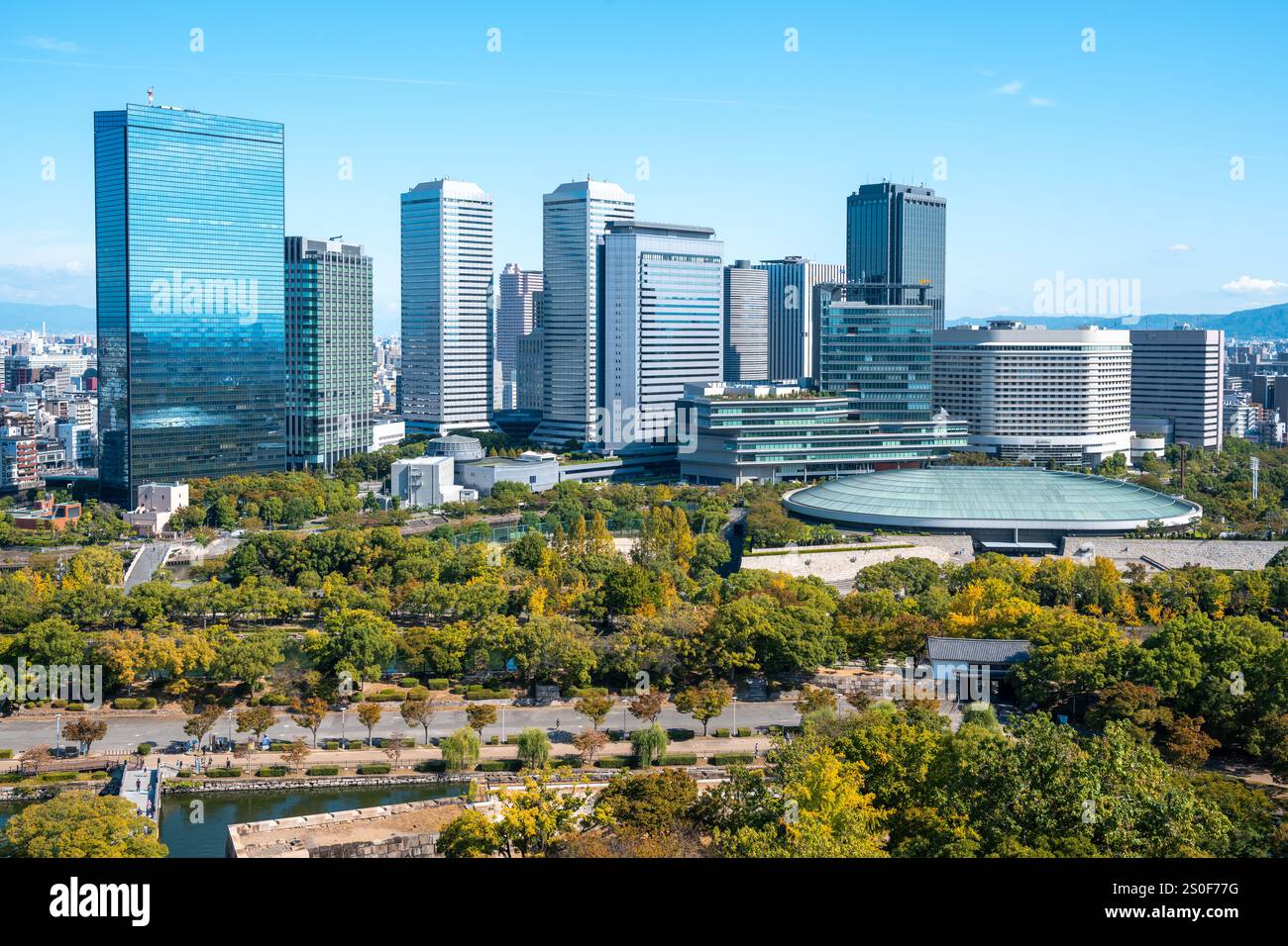 Modern architecture in Osaka, Japan Stock Photo - Alamy