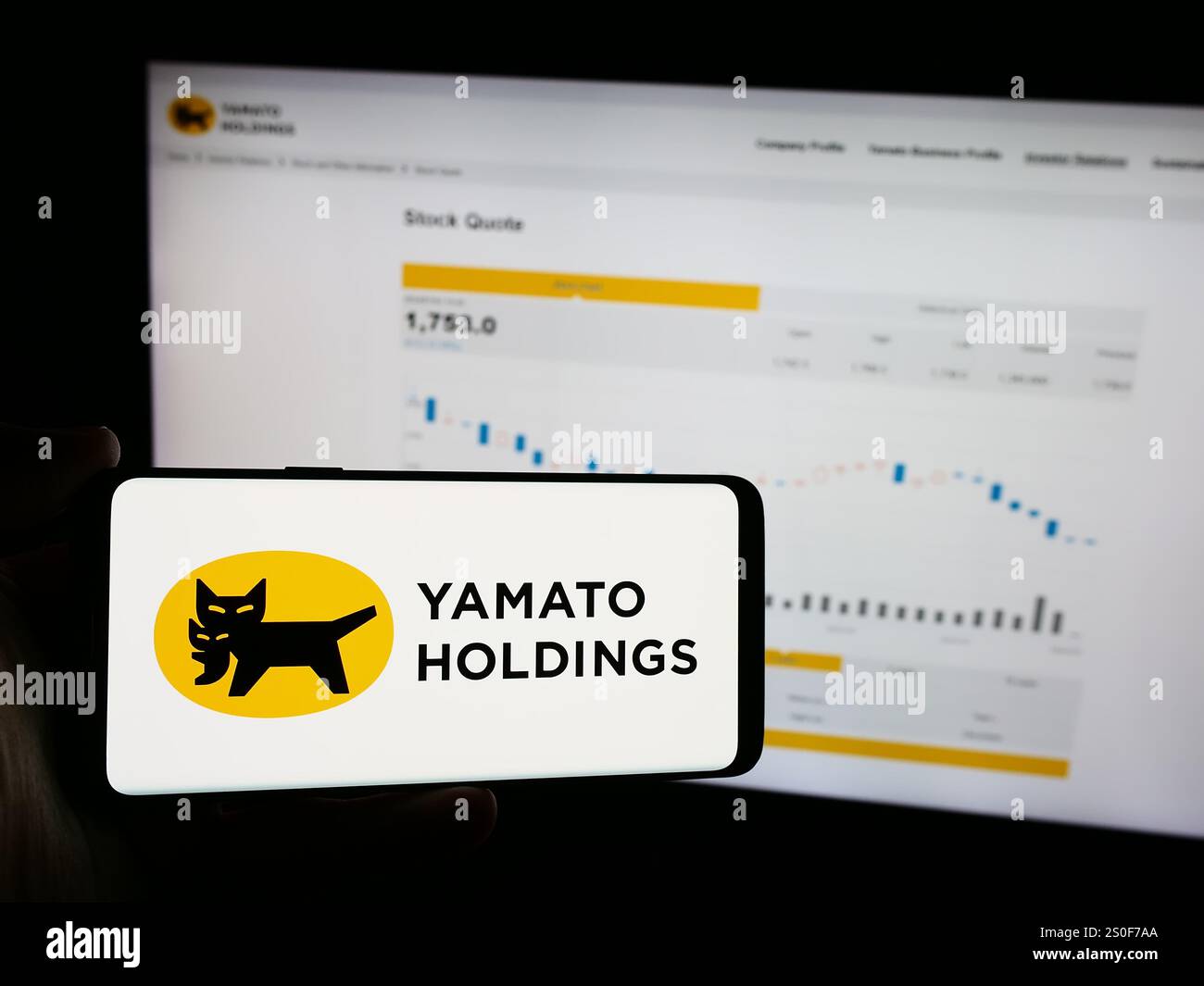 Germany. 03rd July, 2024. In this photo illustration, a person is holding a mobile phone with ...