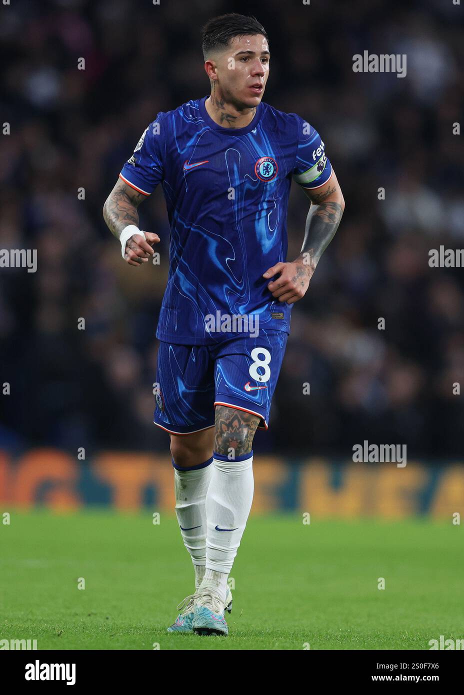 London, UK. 26th Dec, 2024. Enzo Fernández of Chelsea during the ...