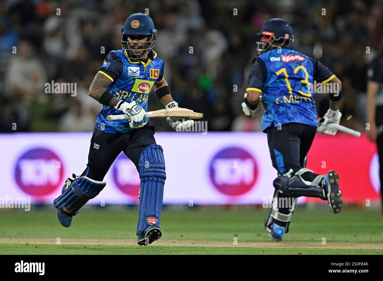 Sri Lanka's Pathum Nissanka and Kusal Mendis run, during the first ...