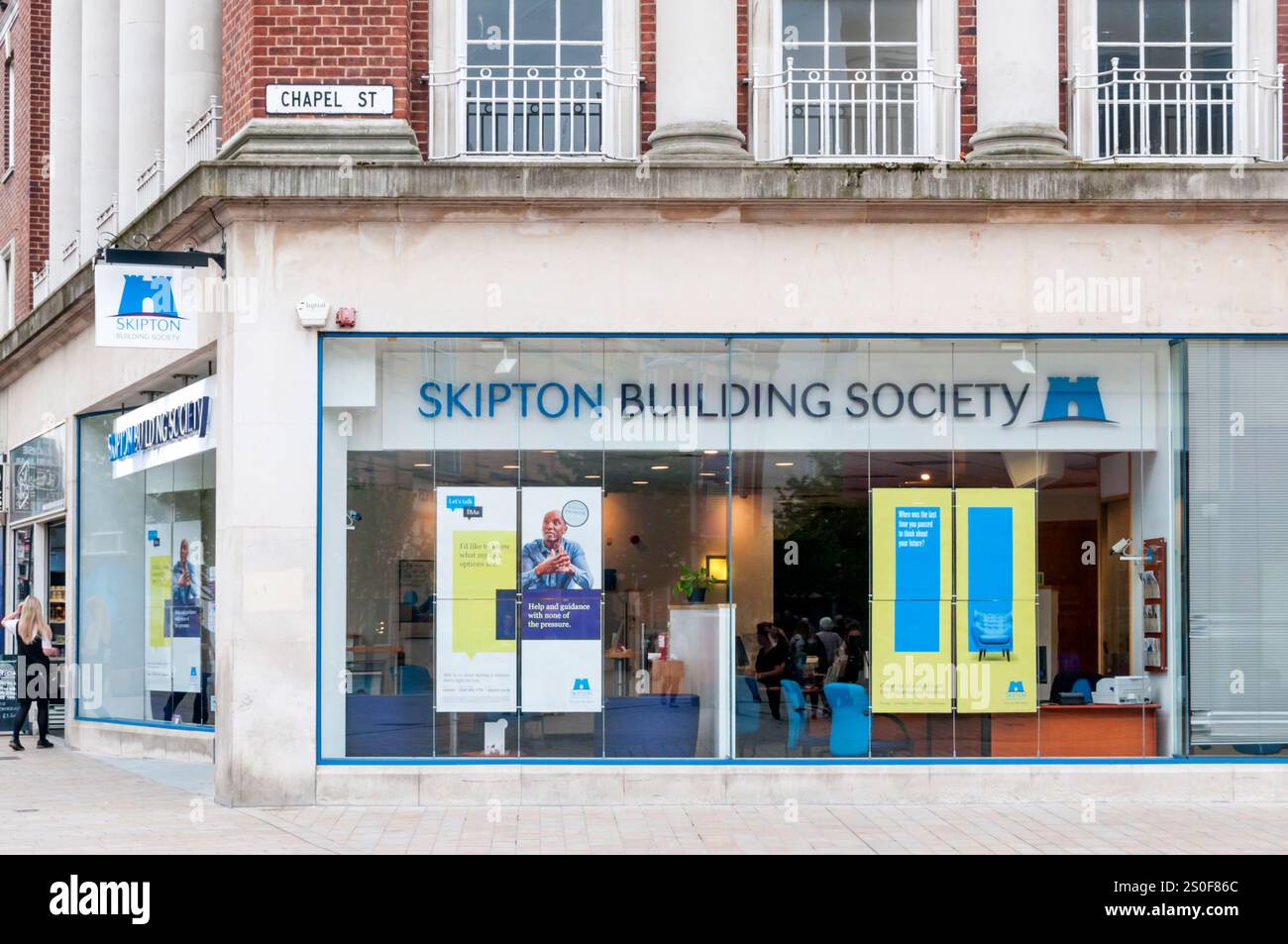 A branch of Skipton Building Society on the corner of Jameson Street ...
