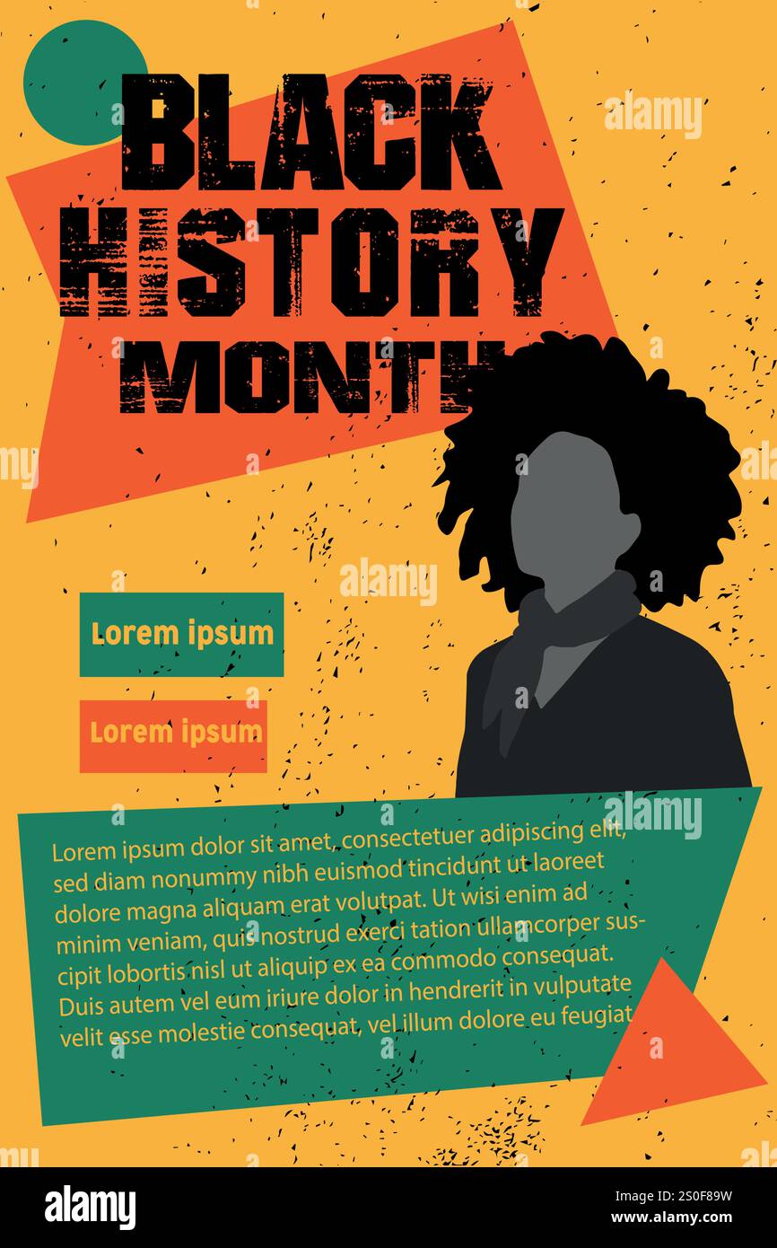 black history month design featuring afrocentric art and cultural pride ...