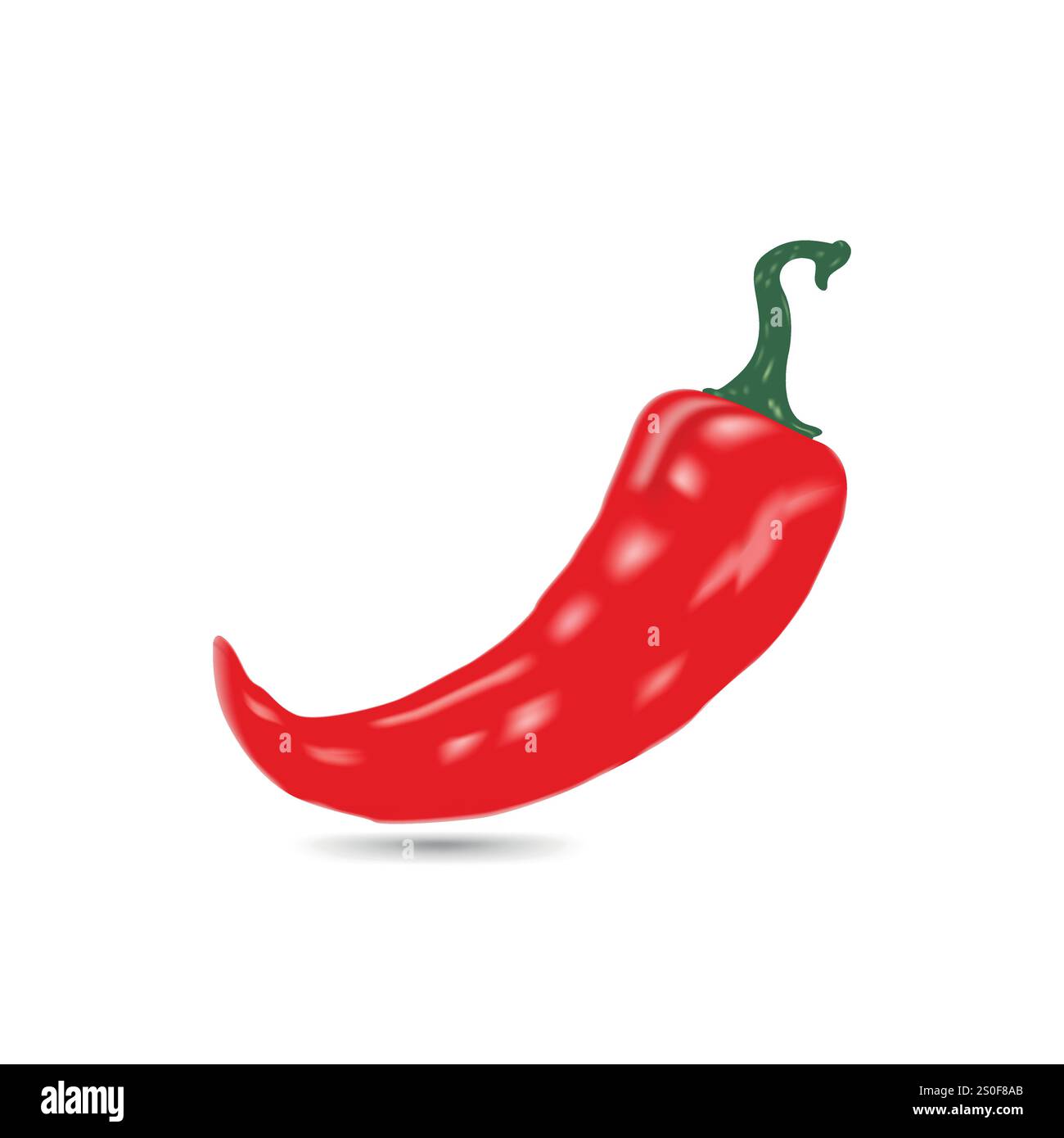 red chili pepper icon design for food and spicy-themed concepts Stock Vector Image & Art - Alamy