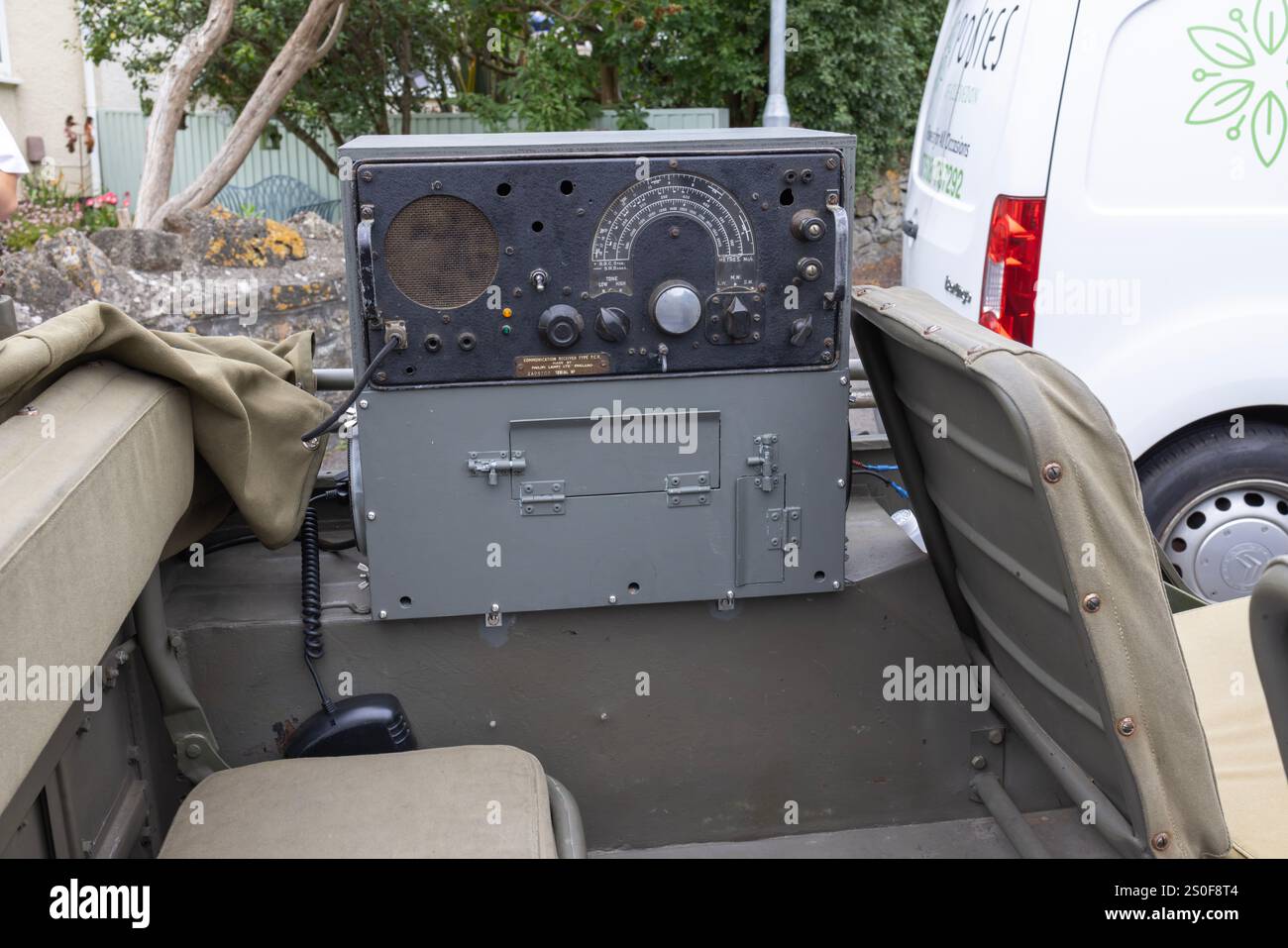 Willys Jeep interior Stock Photo - Alamy