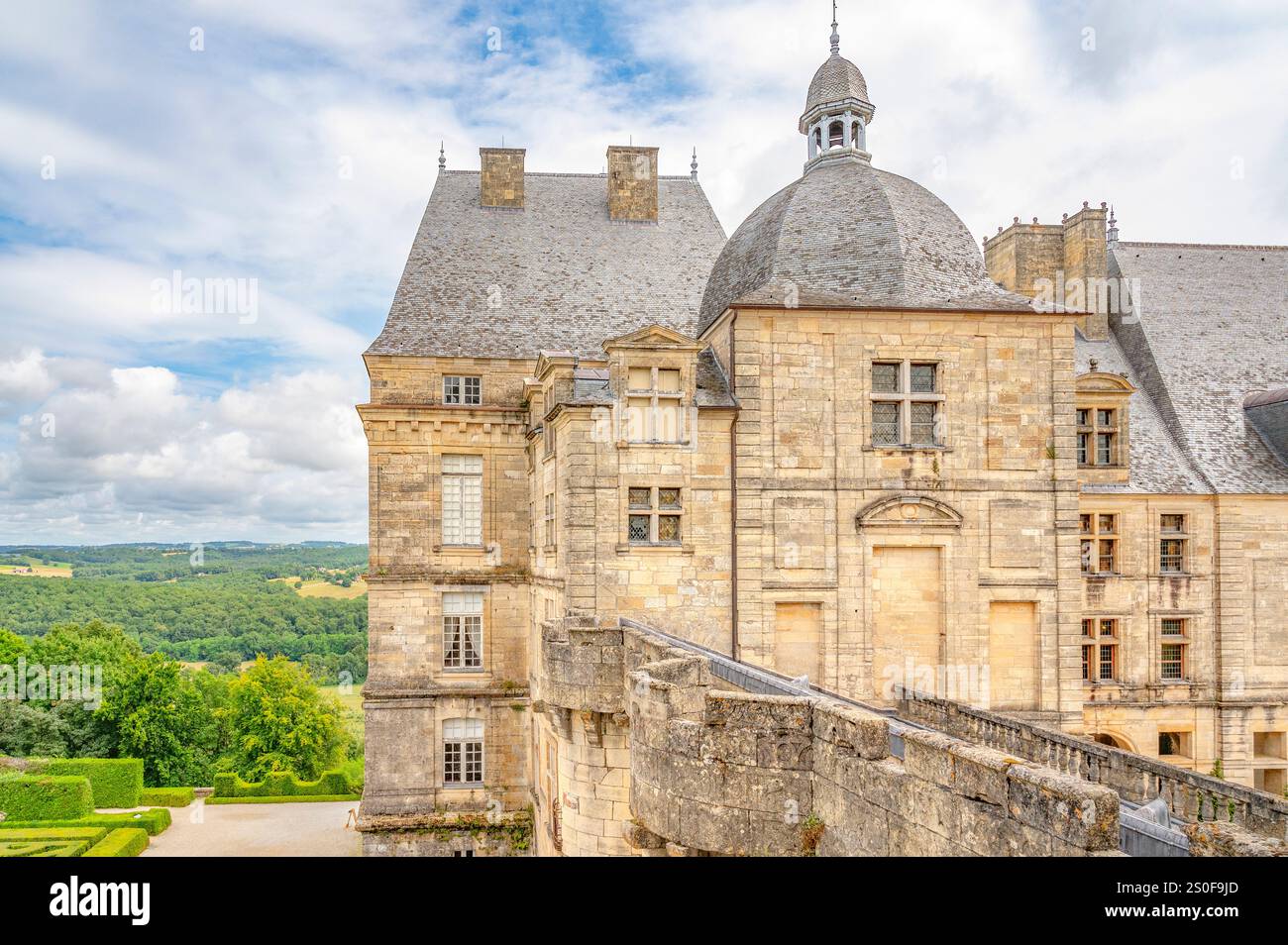 The Château de Hautefort is the largest baroque castle in southwest France Stock Photo - Alamy