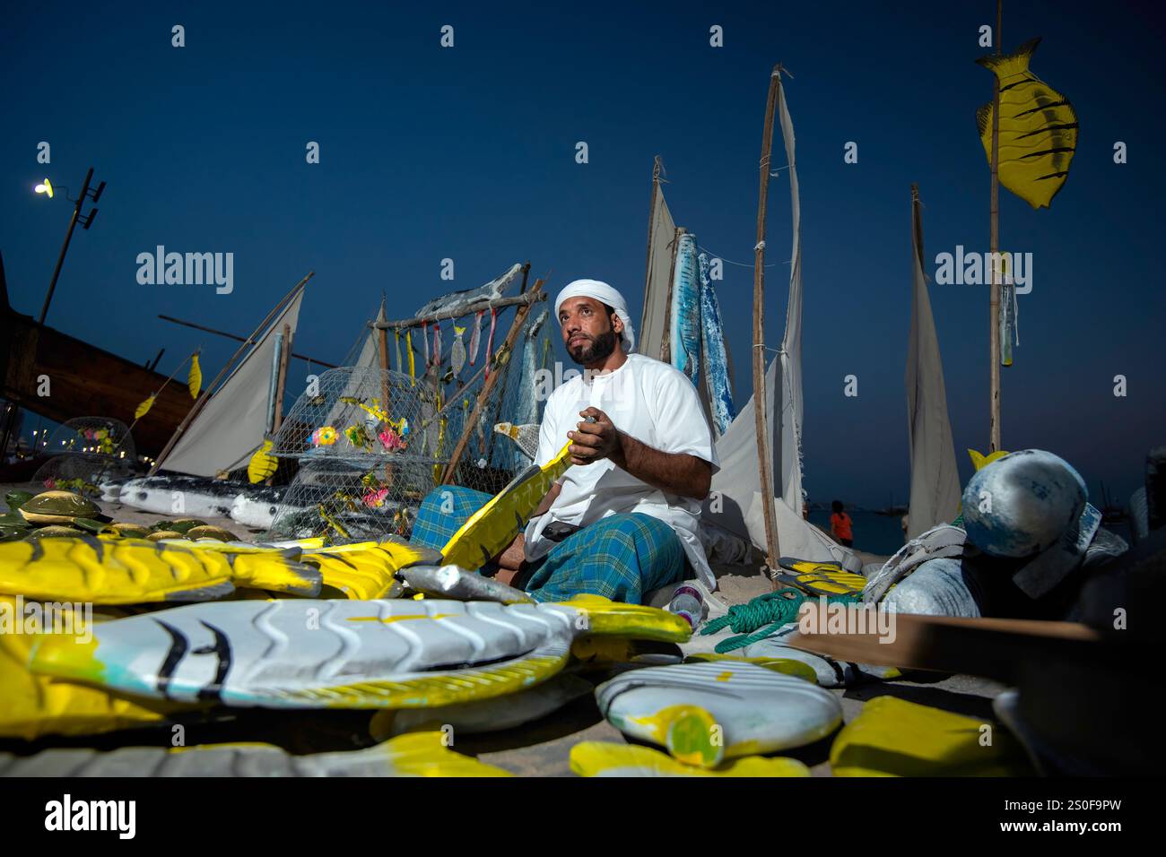 Qatar Traditional dhow festival Katara Cultural village Doha Qatar ...