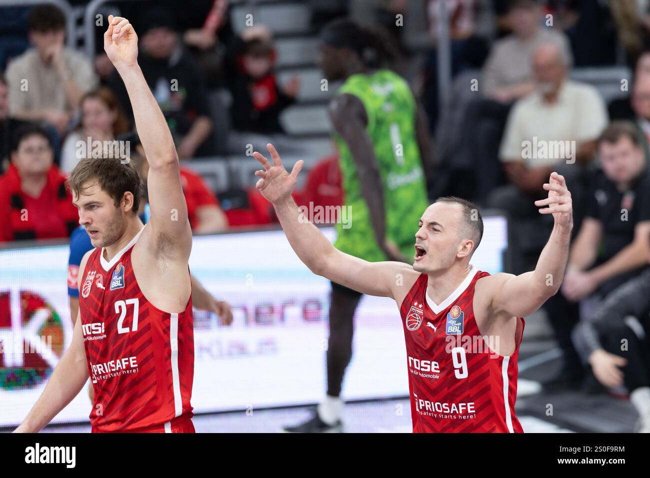 Bamberg, Germany. 27th Dec, 2024. Basketball, Bundesliga, Main Round ...