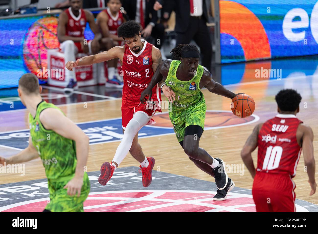 Bamberg, Germany. 27th Dec, 2024. Basketball, Bundesliga, Main Round ...