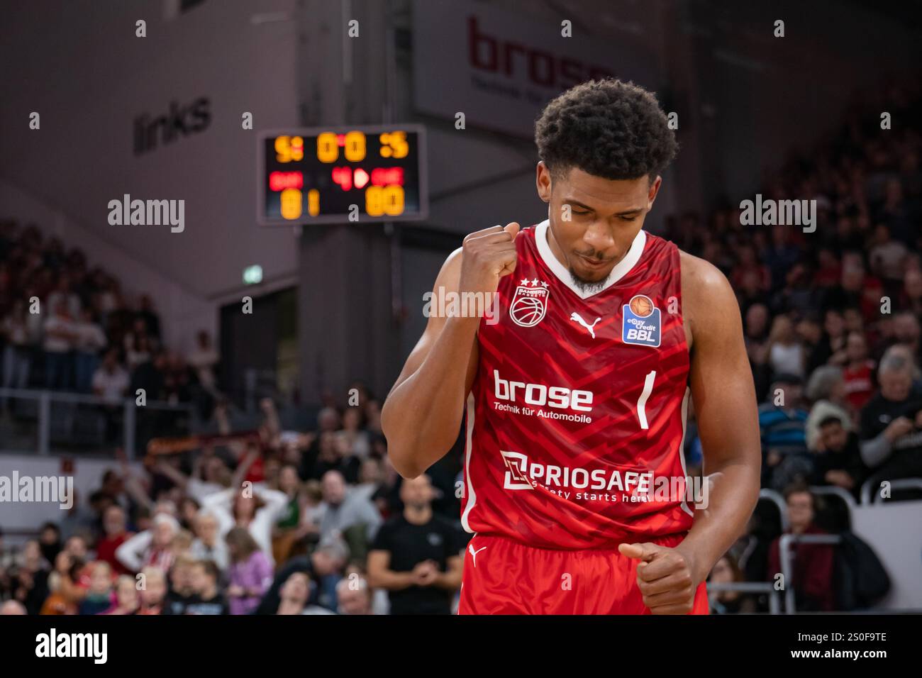 Bamberg, Germany. 27th Dec, 2024. Basketball, Bundesliga, Main Round ...