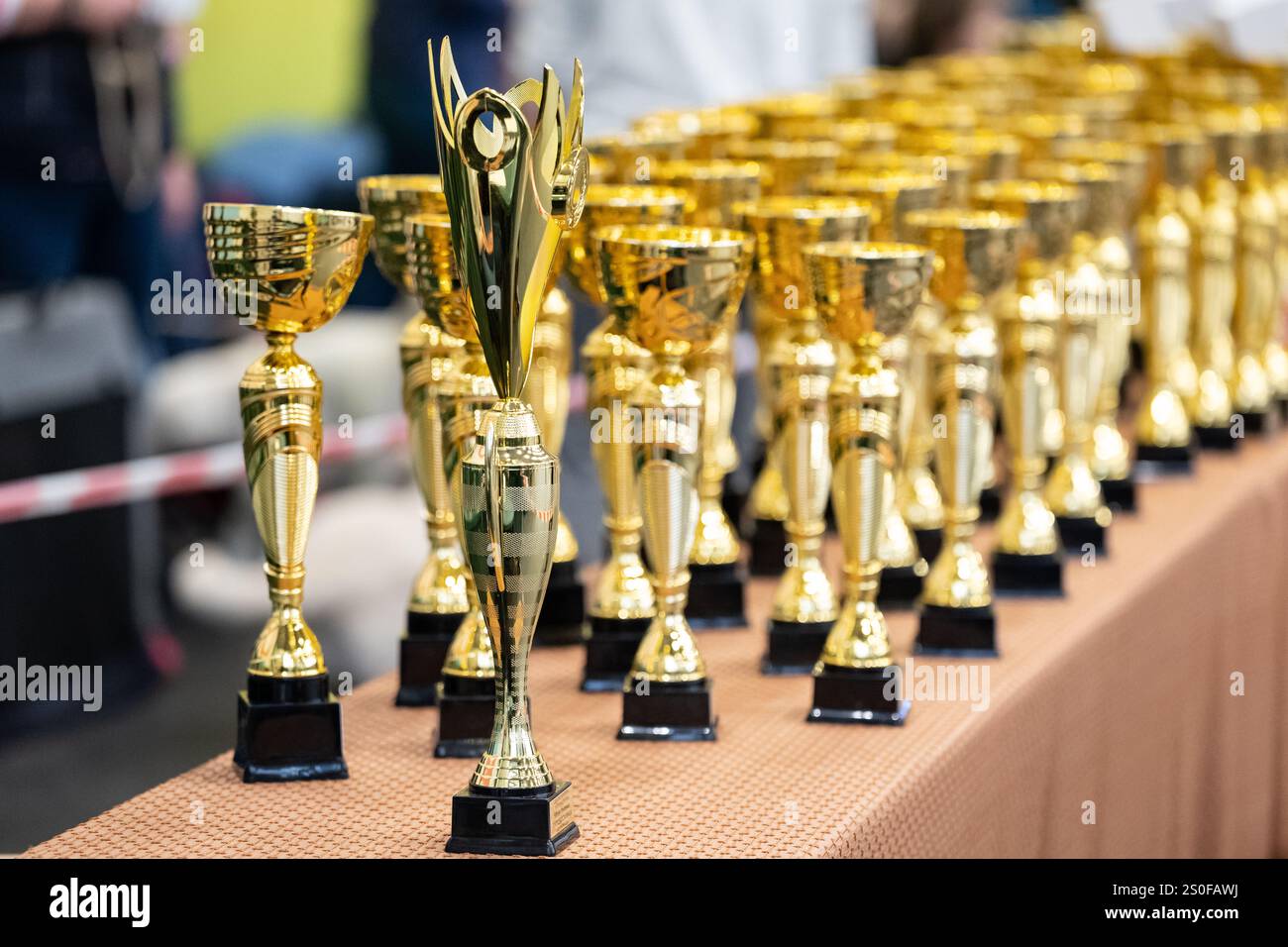 gold cups at competitions Stock Photo - Alamy