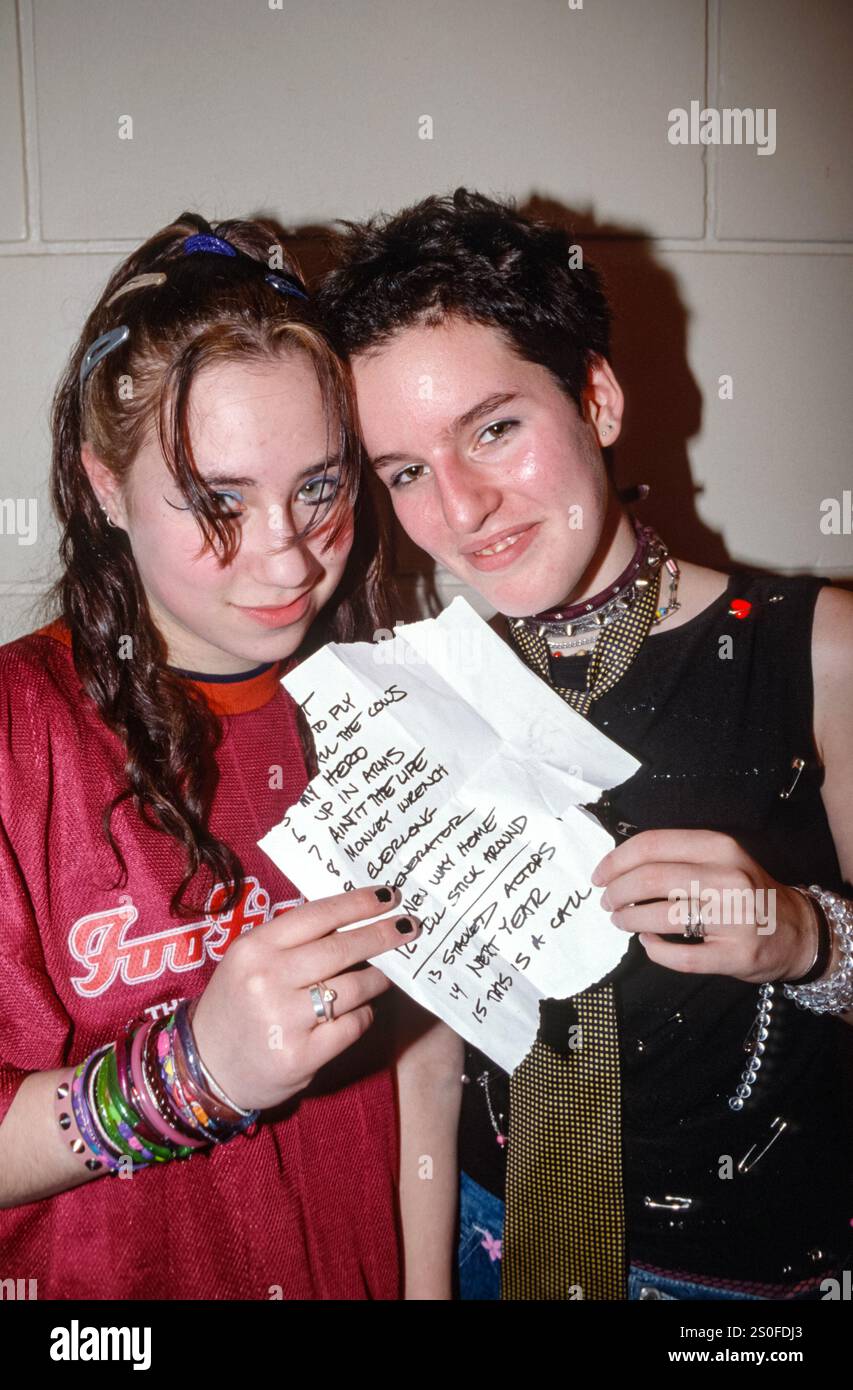 Fans at a Foo Fighters concert 4th March 2000, Scala, Kings Cross ...