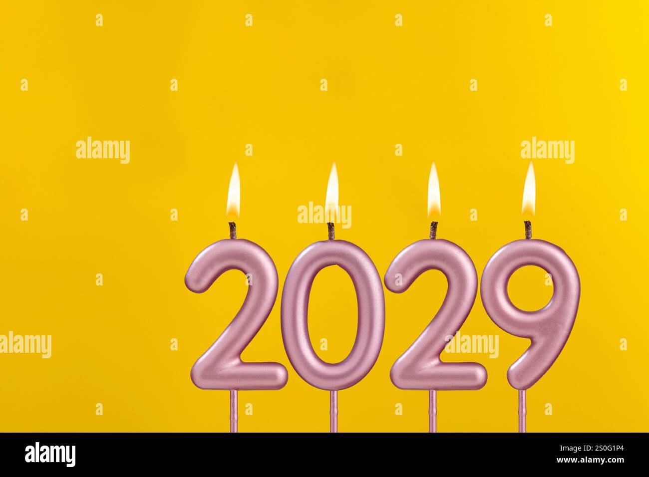 Candles number 2029 for happy new year - New Year's Eve Celebration ...