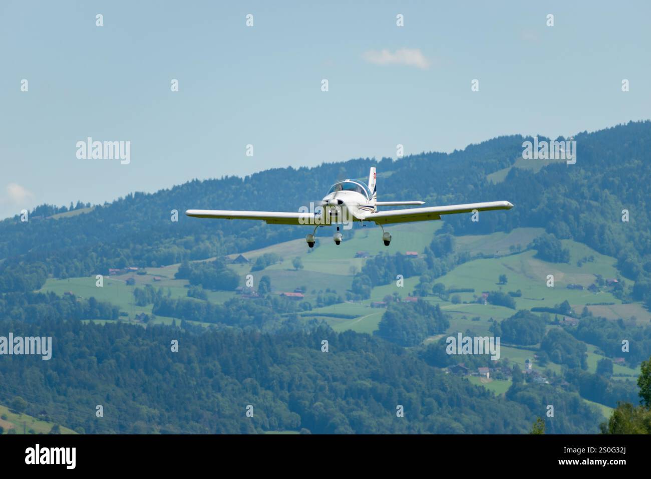 Wangen-Lachen, Switzerland, May 26, 2024 HB-WZA Breezer B600 propeller ...
