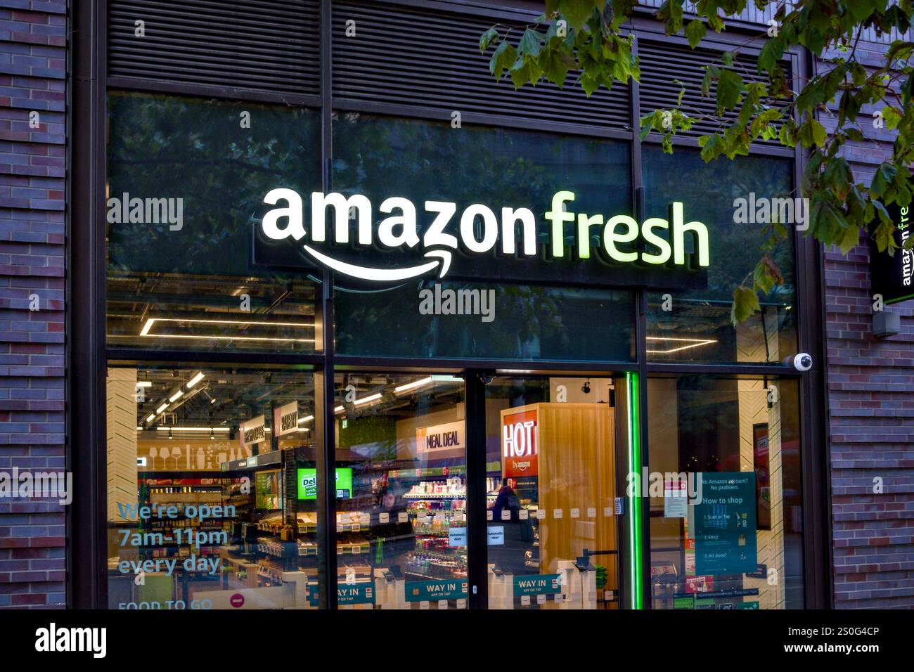 Amazon Fresh Store, Wembley Park Boulevard, Wembley Park, Borough Of ...