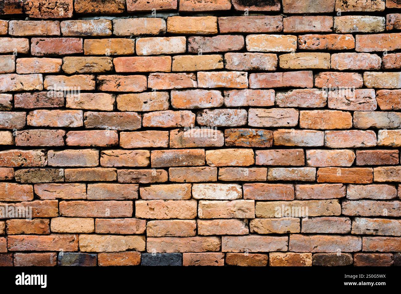 old rusty brick wall texture wallpaper background Stock Photo - Alamy