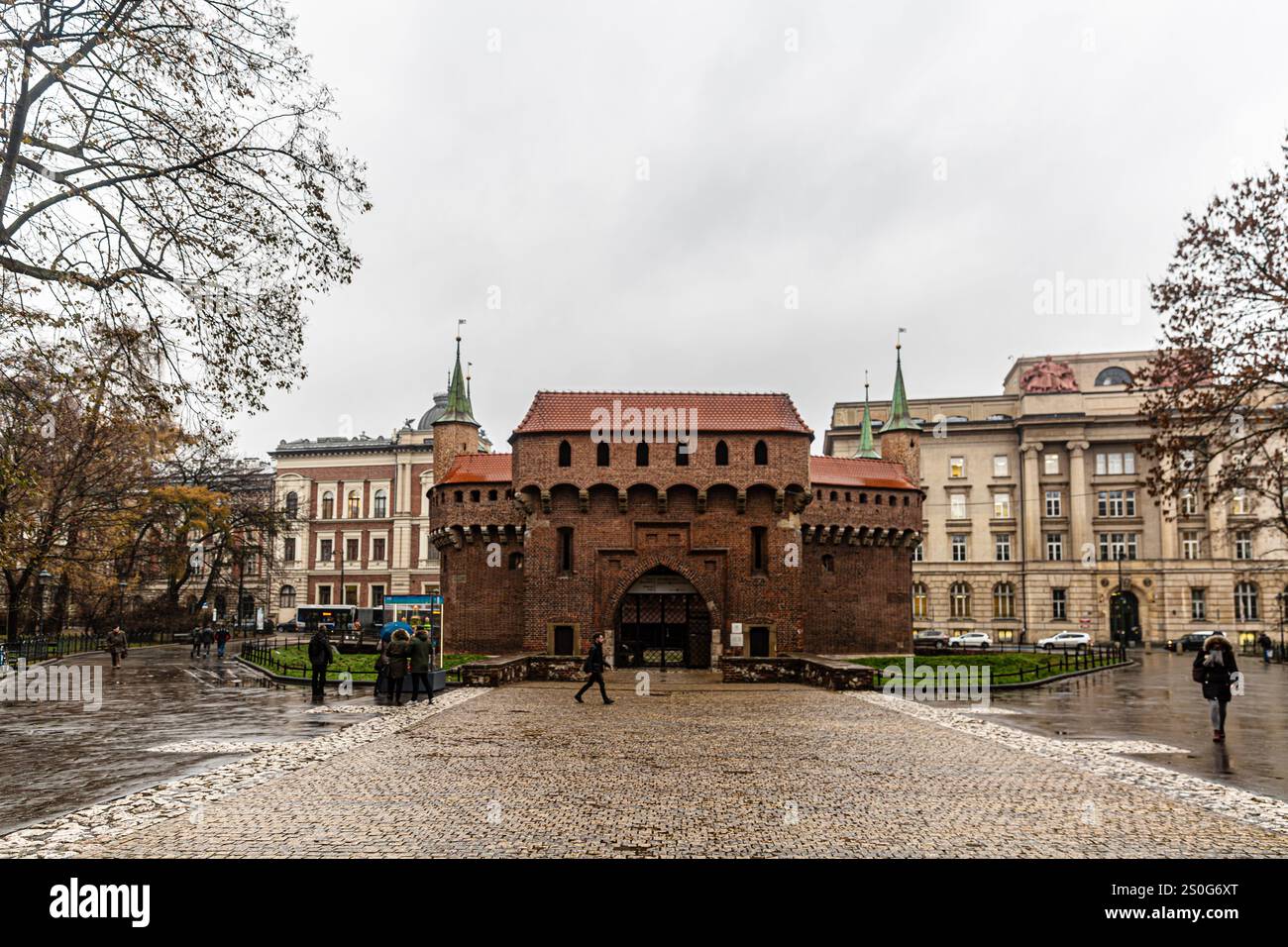 The Krakow Barbican: Gateway to History Stock Photo - Alamy