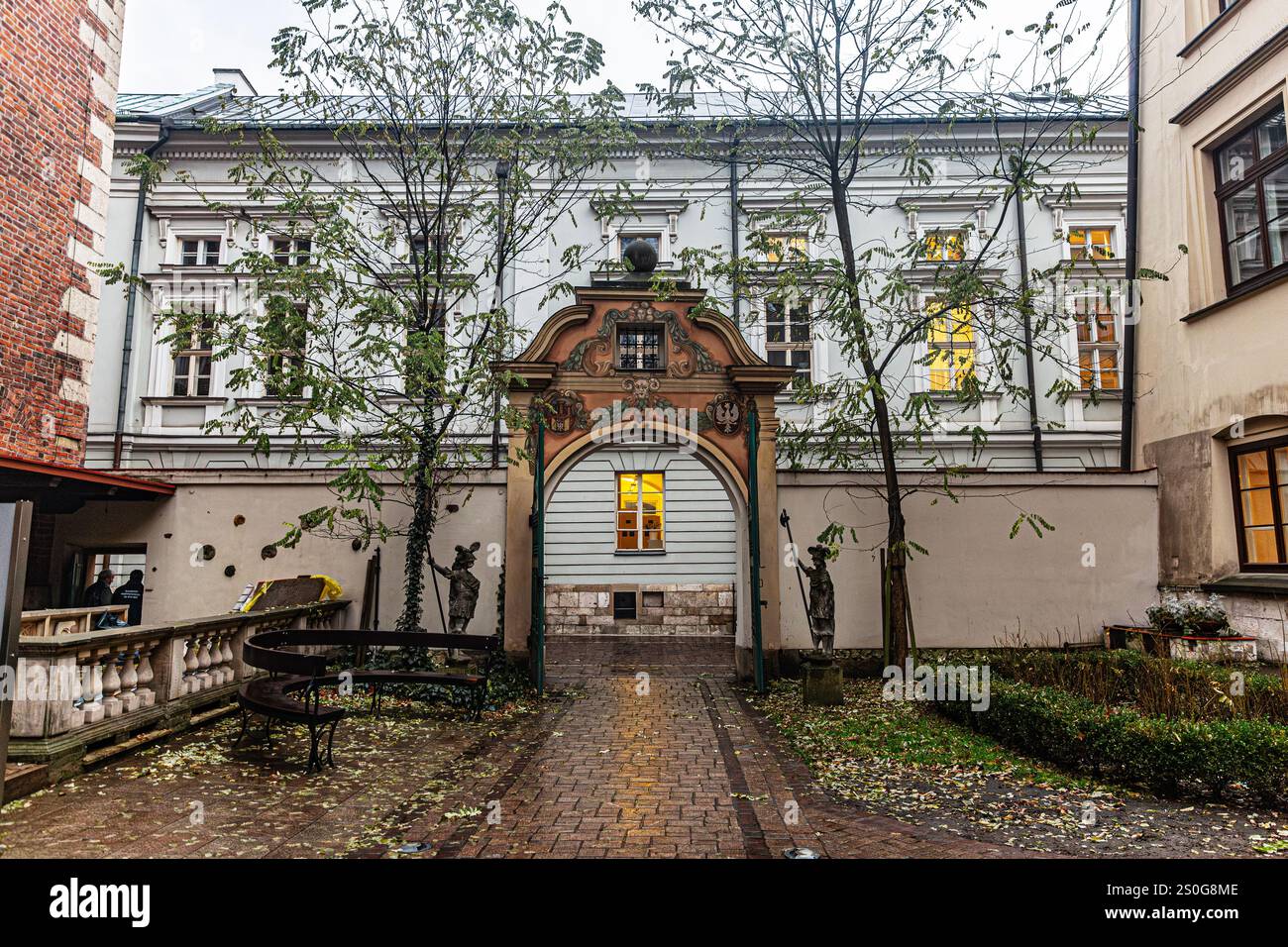 Historic Courtyard in Krakow’s Old Town Stock Photo - Alamy