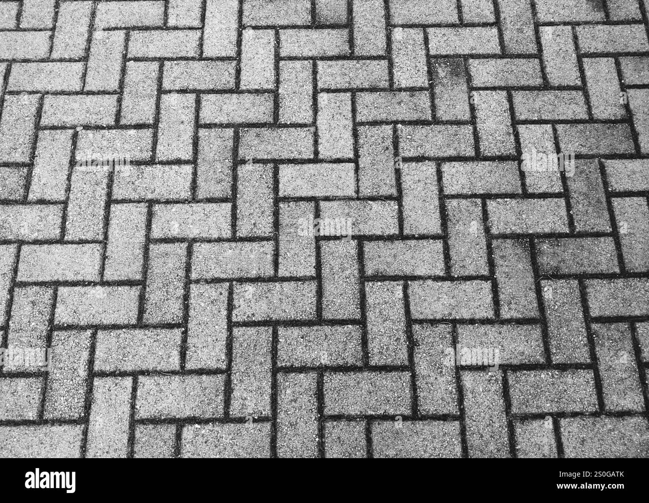 Tangled Maze: A Monochrome Street Perspective Stock Photo - Alamy