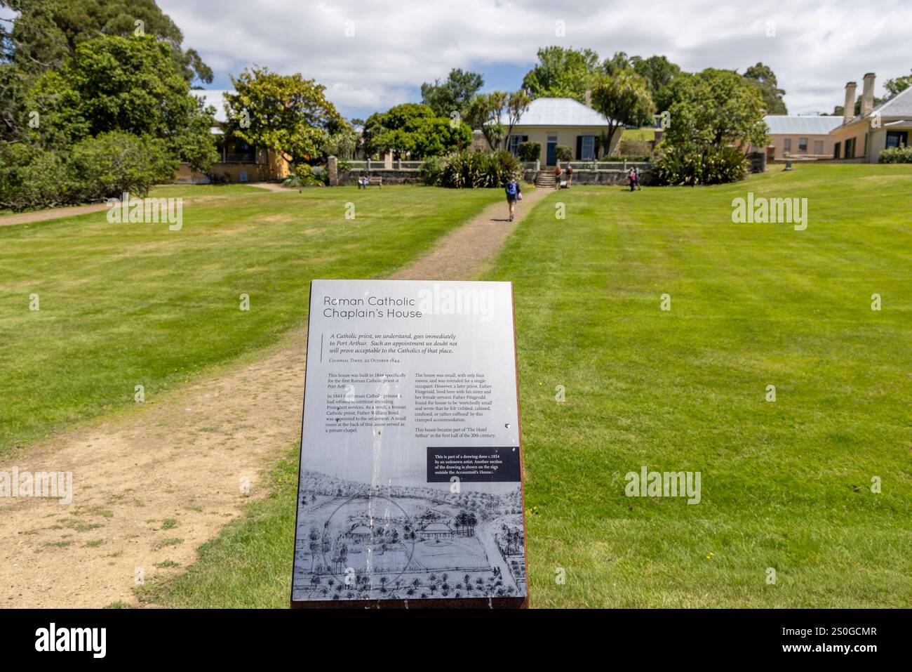Roman Catholic Chaplains house at Port Arthur historic site, Unesco ...